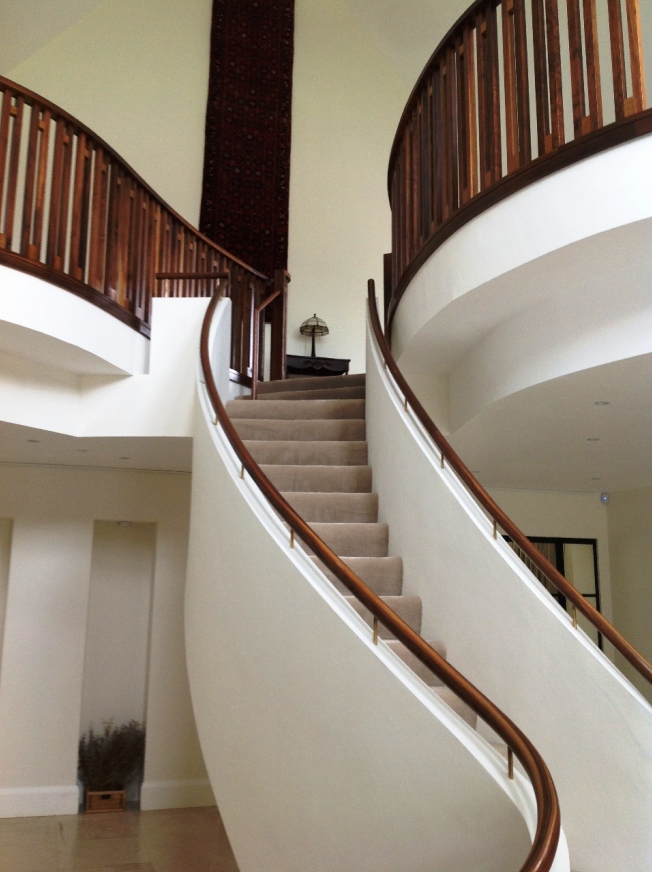 Curved Concrete stairs - Kilkenny , Ireland - Designed , manufactured ...